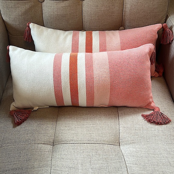 Target | Accents | Set2 Cabana Stripe Accent Pillows | Poshmark